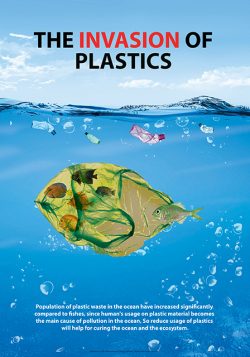 Posters Against Plastic Pollution - United Nations World Oceans Day