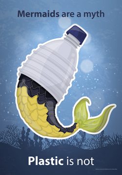 Posters Against Plastic Pollution - United Nations World Oceans Day