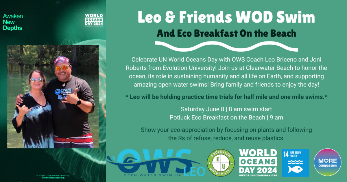 Leo & Friends World Oceans Day Swim + Eco Breakfast on the Beach ...